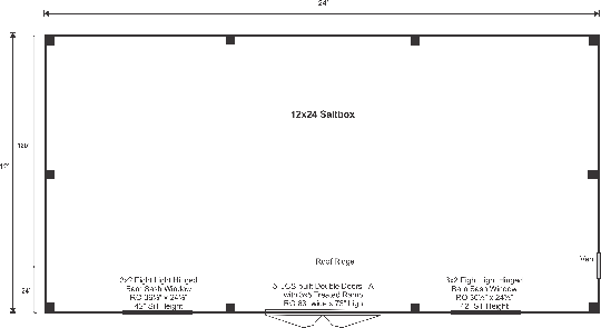 Double Door (Floor Plan A) - Jamaica Cottage Shop