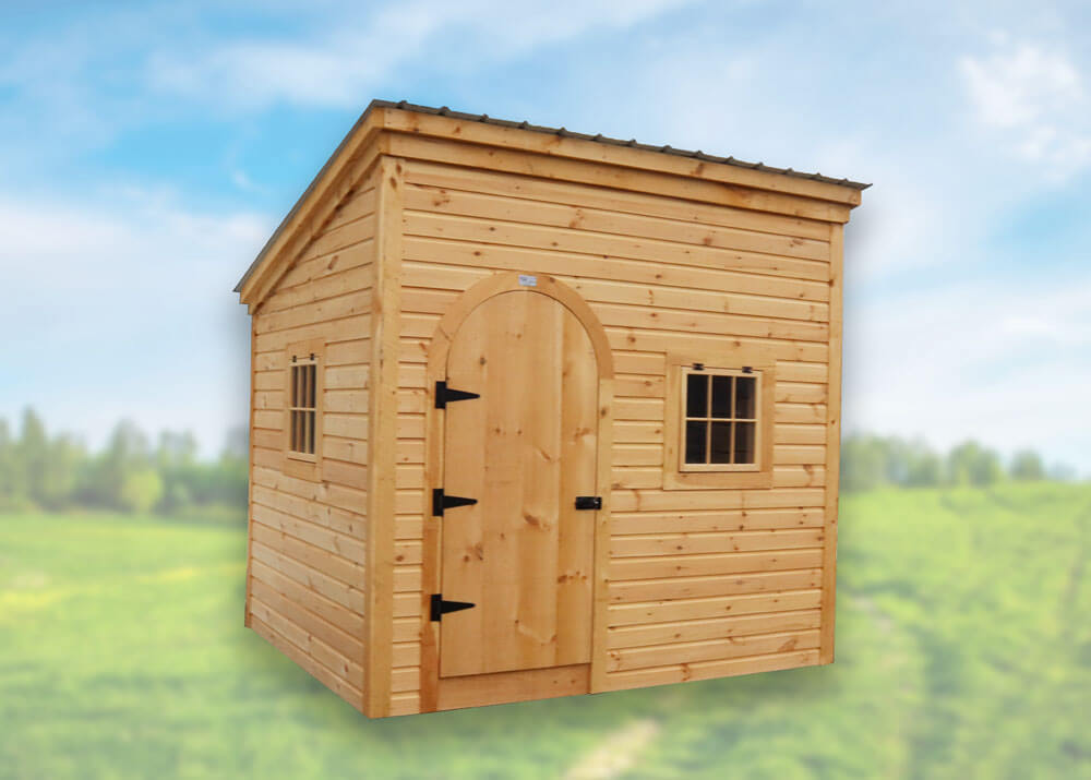 8X10 Shed Roof — Fully Assembled 26-INV11444-1 • Jamaica Cottage Shop