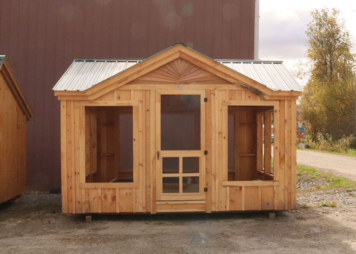 Fully Assembled Florida Room - 10x14 Screen Room