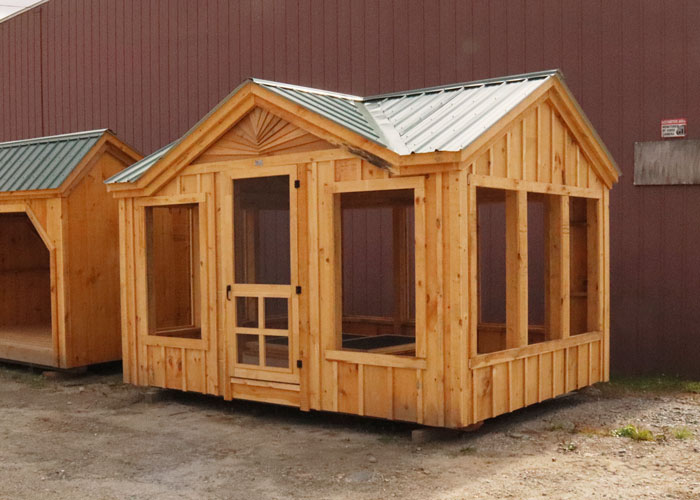 Fully Assembled Florida Room - 10x14 Screen Room