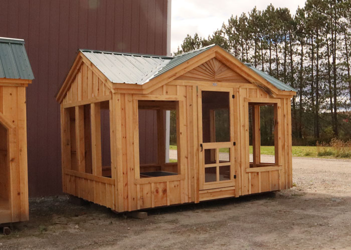 Fully Assembled Florida Room - 10x14 Screen Room