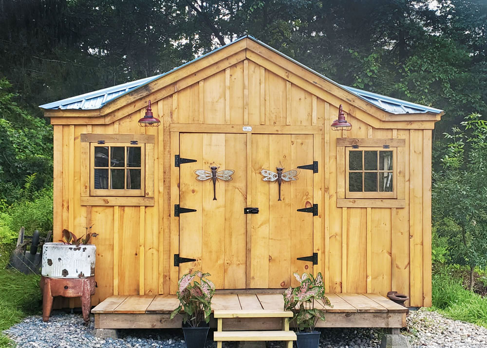 Tool Shed 10x14 3-Season Pre-Cut Kit • Jamaica Cottage Shop