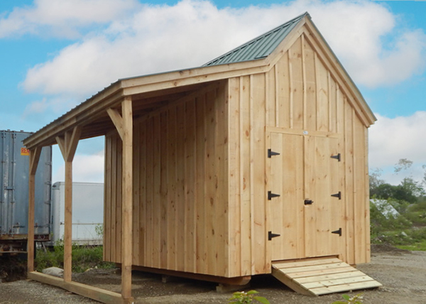 Hobby House 10x16 with 6' Overhang Pre-Cut Kit • Jamaica Cottage Shop