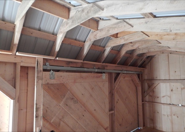 Three Sled Shed 8x14 Pre-Cut Kit • Jamaica Cottage Shop