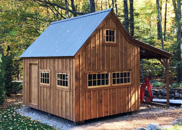 12x16 Hobby House Shell Pre-Cut Kit | Tiny House