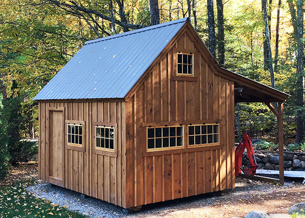 Hobby House 12x16 with 6' Overhang 3-Season Pre-Cut Kit • Jamaica ...
