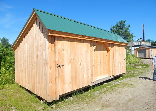 Three Sled Shed 12x20 Fully Assembled • Jamaica Cottage Shop