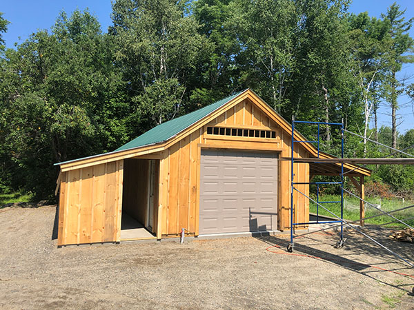 One Bay Garage 16x20 Pre-Cut Kit • Jamaica Cottage Shop