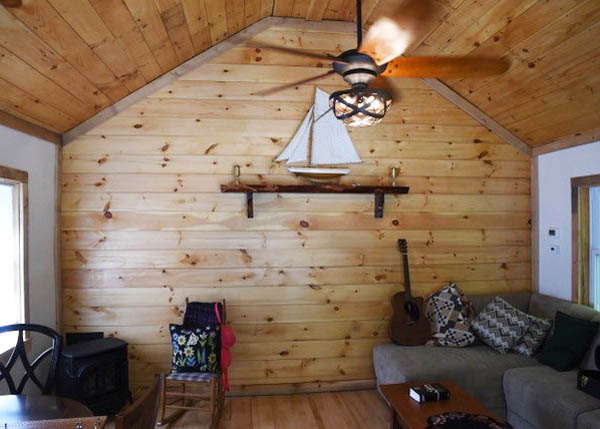 16x24 Log Cabin Interior Design