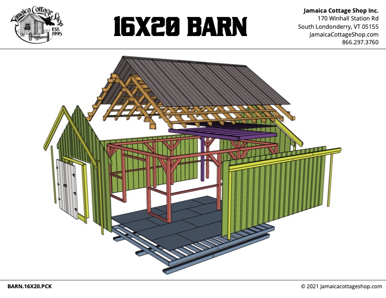 16x20 Shed Plans 16x20 Shed Plans Build A Large Storage Shed
