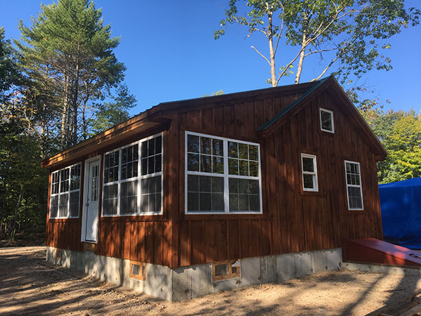 16x24 Vermont Cottage B 4-Season Pre-Cut Kit | Tiny Houses