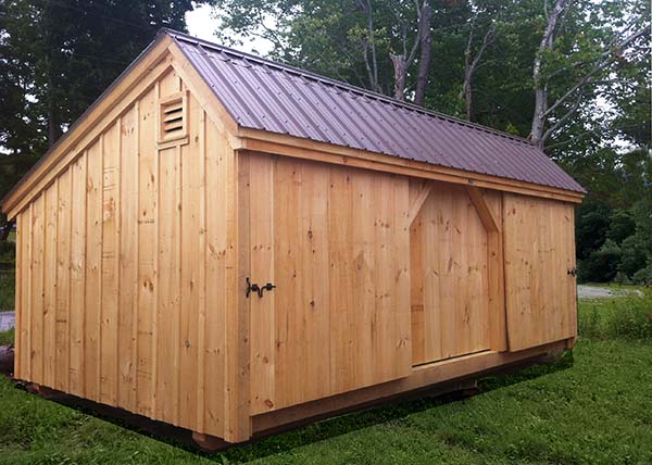 Three Sled Shed 12x20 Fully Assembled • Jamaica Cottage Shop