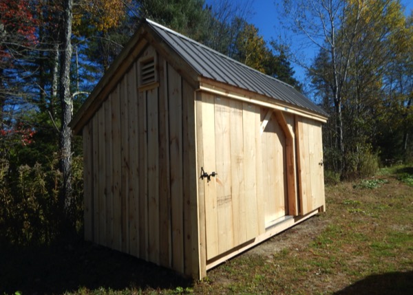 Three Sled Shed 8x14 Pre-Cut Kit • Jamaica Cottage Shop
