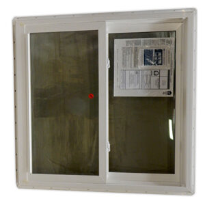 3x3 Insulated White Vinyl Sliding Window for Sale