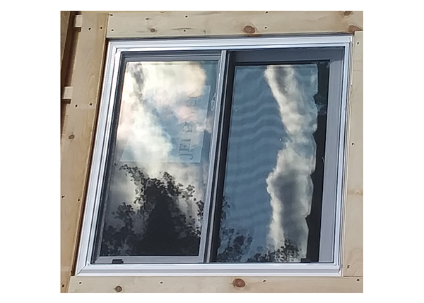 3x3 Insulated White Vinyl Sliding Window for Sale