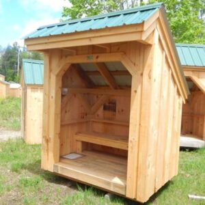 Bus Stop Plans | Covered Outdoor Alcove Shelter DIY Plans