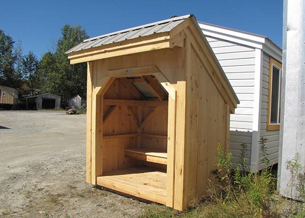 Bus Stop Plans | Covered Outdoor Alcove Shelter DIY Plans