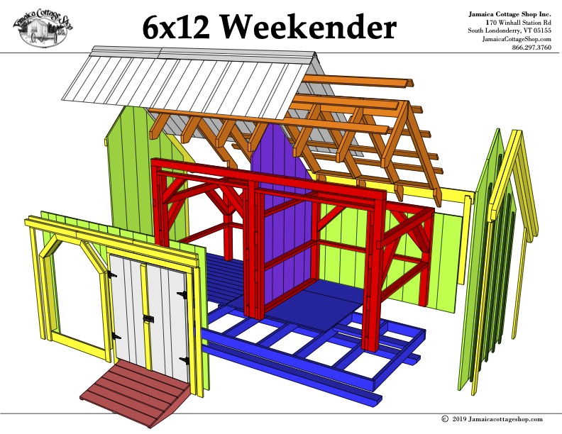 Weekender 6x12 Pre-Cut Kit • Jamaica Cottage Shop