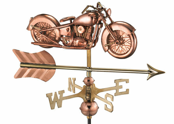 Motorcycle Weathervane • Jamaica Cottage Shop