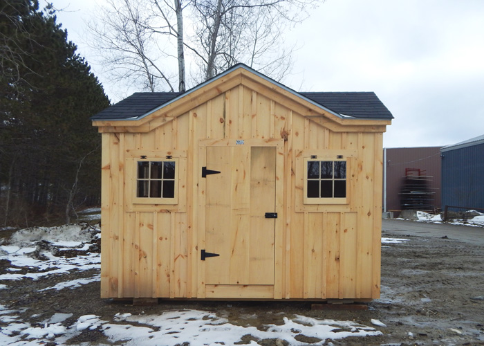 Cross Gable 8x12 3-Season • Fully Assembled Pool House