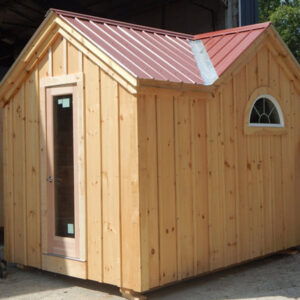 Cross Gable 8x12 4-Season • Fully Assembled Small Cottage