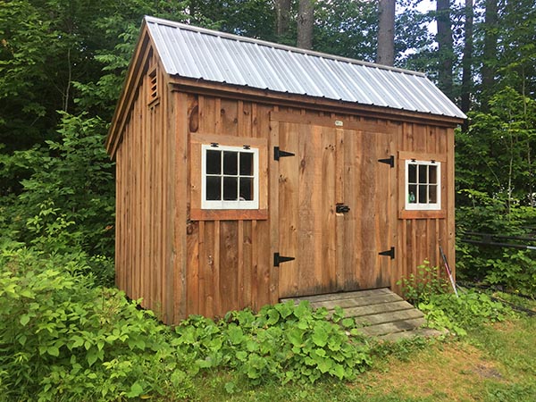Saltbox 8x12 3-Season Fully Assembled • Jamaica Cottage Shop