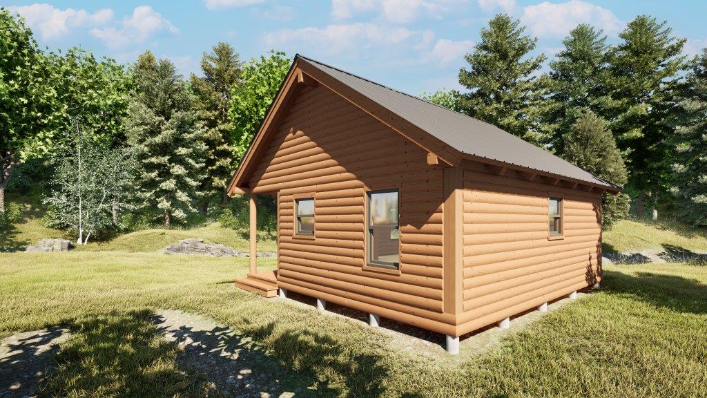 Otter Creek 24x26 Log Cabin Kit • Jamaica Cottage Shop