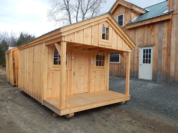 Bunkhouse 10x16 3-Season | Fully Assembled Rustic Cabin