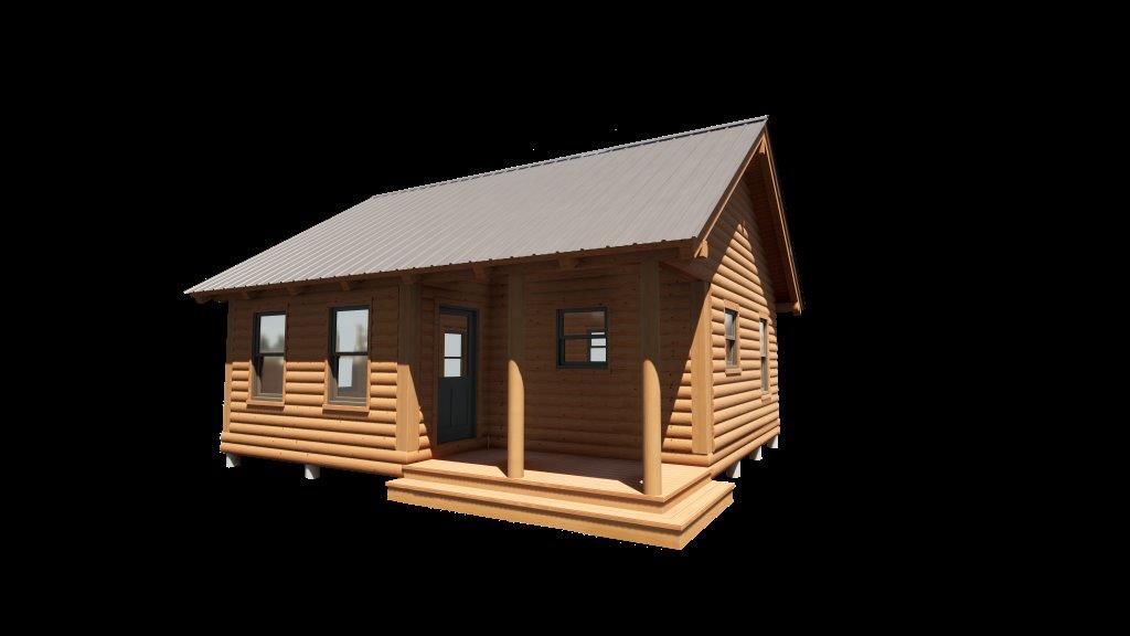 Otter Creek 24x26 Log Cabin Kit • Jamaica Cottage Shop