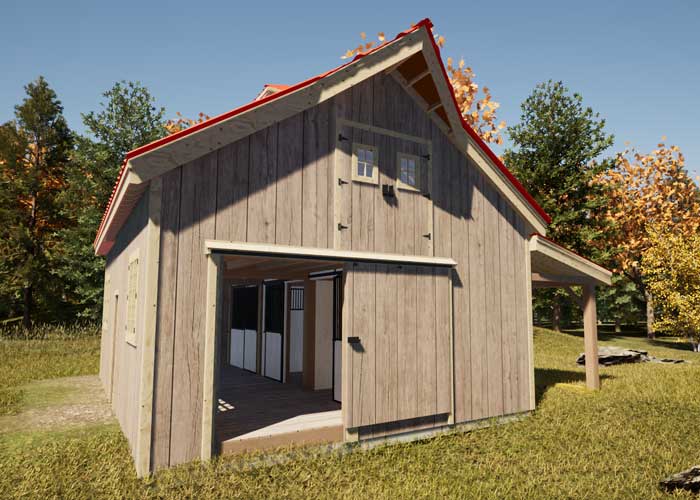 barn hayloft coloring pages