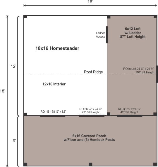 Floor Plan A • Jamaica Cottage Shop