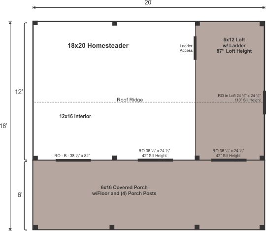 Floor Plan A • Jamaica Cottage Shop