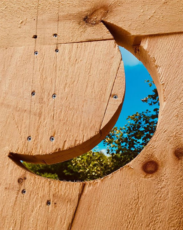 Outhouse Half Moon Design