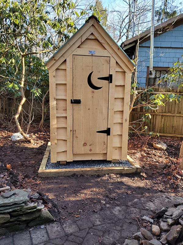 Outhouse Shed 4x4 Pre-Cut Kit • Jamaica Cottage Shop