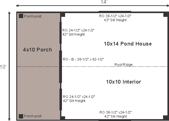 Standard Porch (Floor Plan A) • Jamaica Cottage Shop