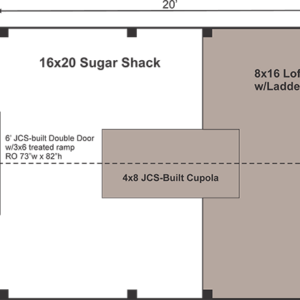 Sugar Shack Plans with Functional Cupola • Jamaica Cottage Shop