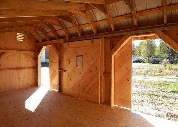 Three Sled Shed 12x20 Fully Assembled • Jamaica Cottage Shop