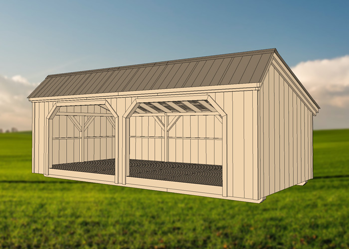 Woodbin 12x24 Pre-Cut Kit • Jamaica Cottage Shop
