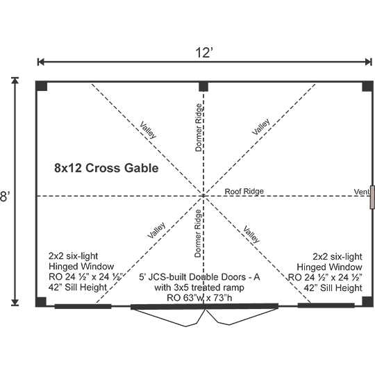 Cross Gable Plans • Jamaica Cottage Shop