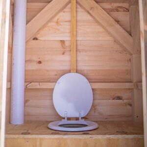 Outhouse Working 4x4 Pre-Cut Kit • Jamaica Cottage Shop