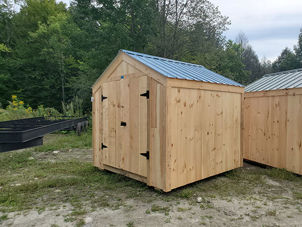 8x8 Economy Vermonter Shell Fully Assembled • Shed