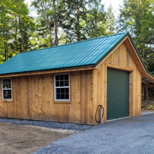 One Bay Garage 16x24 Pre-Cut Kit • Jamaica Cottage Shop