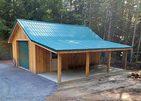 Lean To Addition Garage Kit Lean To Garage Buildings | Metal Garage