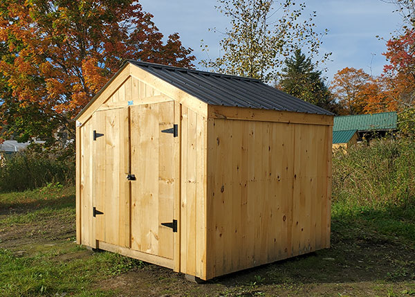 8x8 Economy Vermonter Shell Fully Assembled • Shed