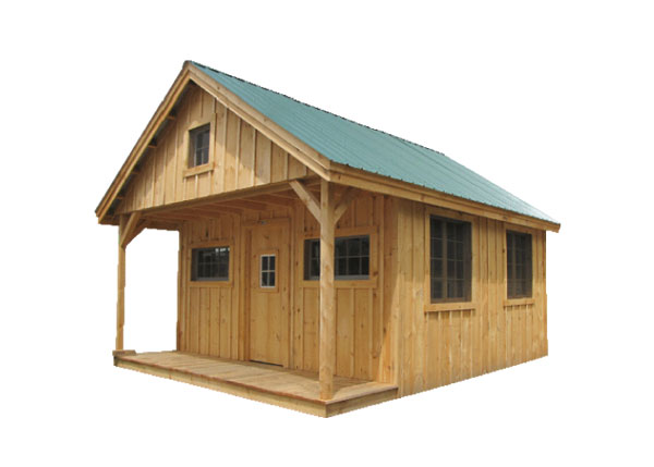 Vermont Cottage C 16x24 Pre-Cut Kit • Jamaica Cottage Shop