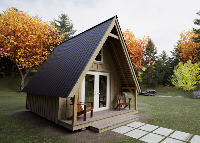 A Frame House Pre Cut Kit