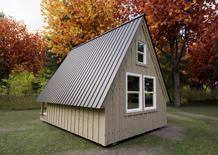 A-Frame Cabin Building Plans • Jamaica Cottage Shop