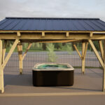 Timber Frame Pavilion 12x16 Pre-Cut Kit • Jamaica Cottage Shop