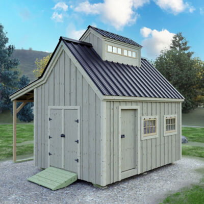 Hobby House 12x24 with 8' Overhang 4-Season Pre-Cut Kit • Jamaica ...